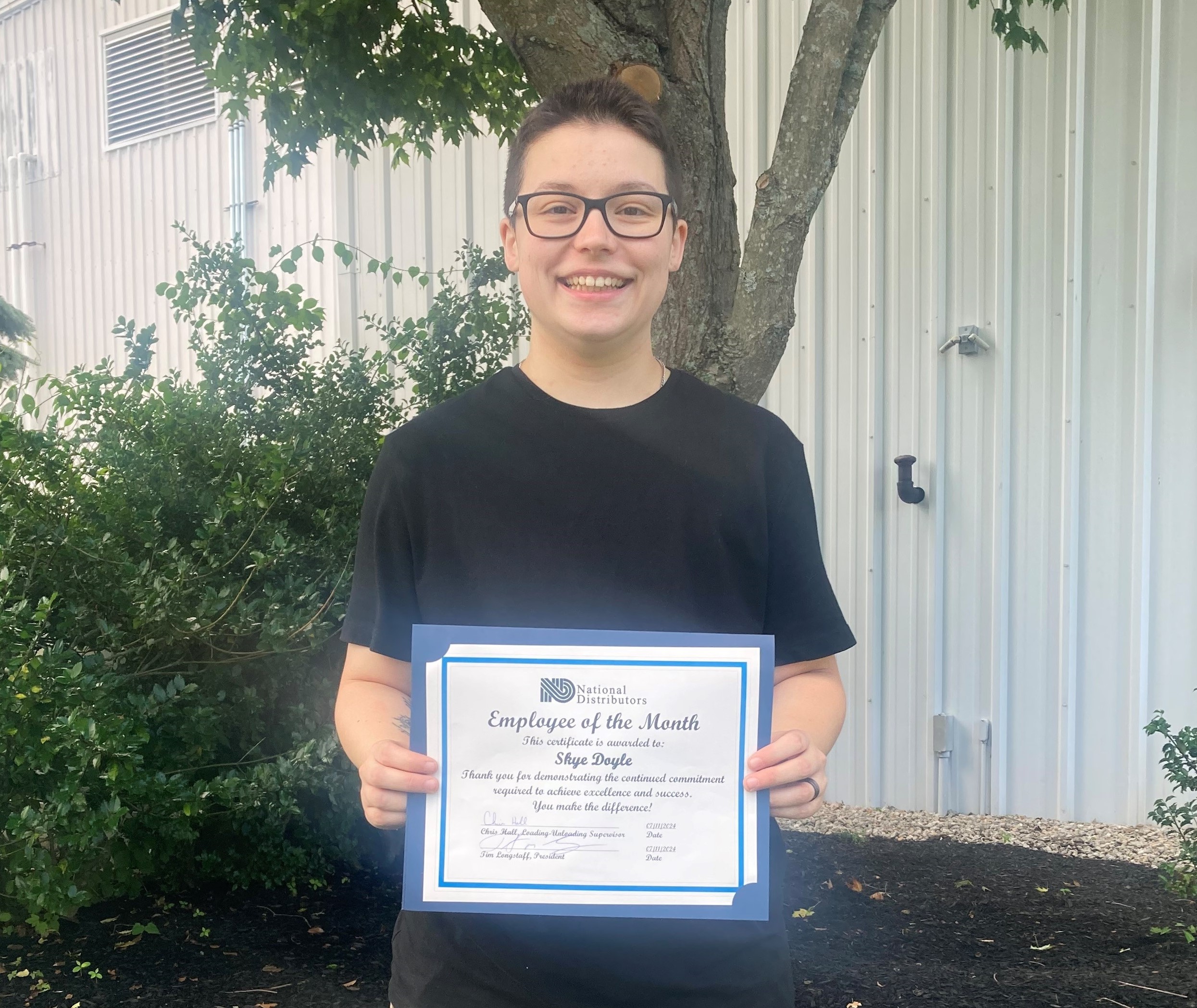 June Employee of the Month: Skye Doyle | National Distributors