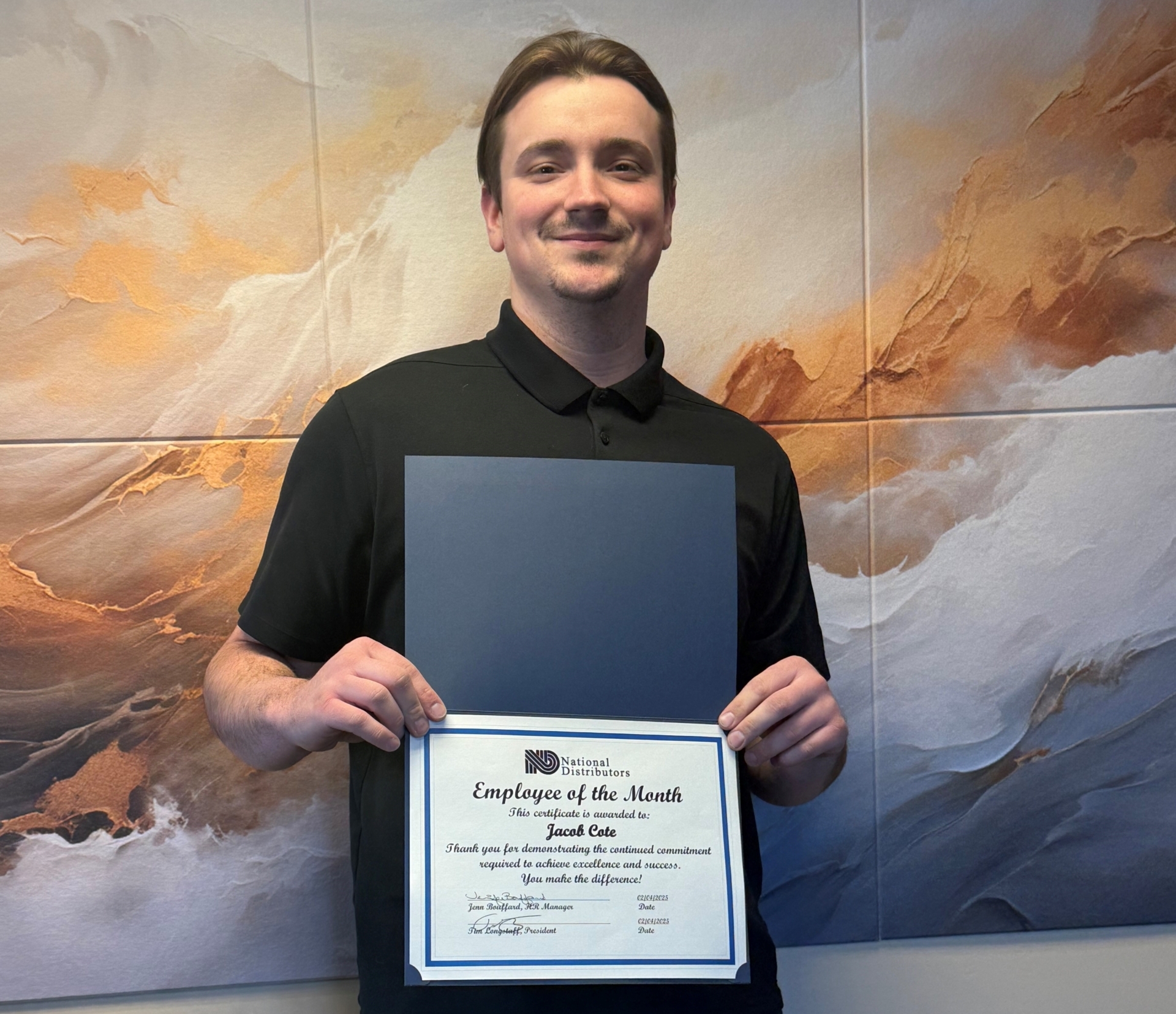 January Employee of the Month: Jacob Cote | National Distributors