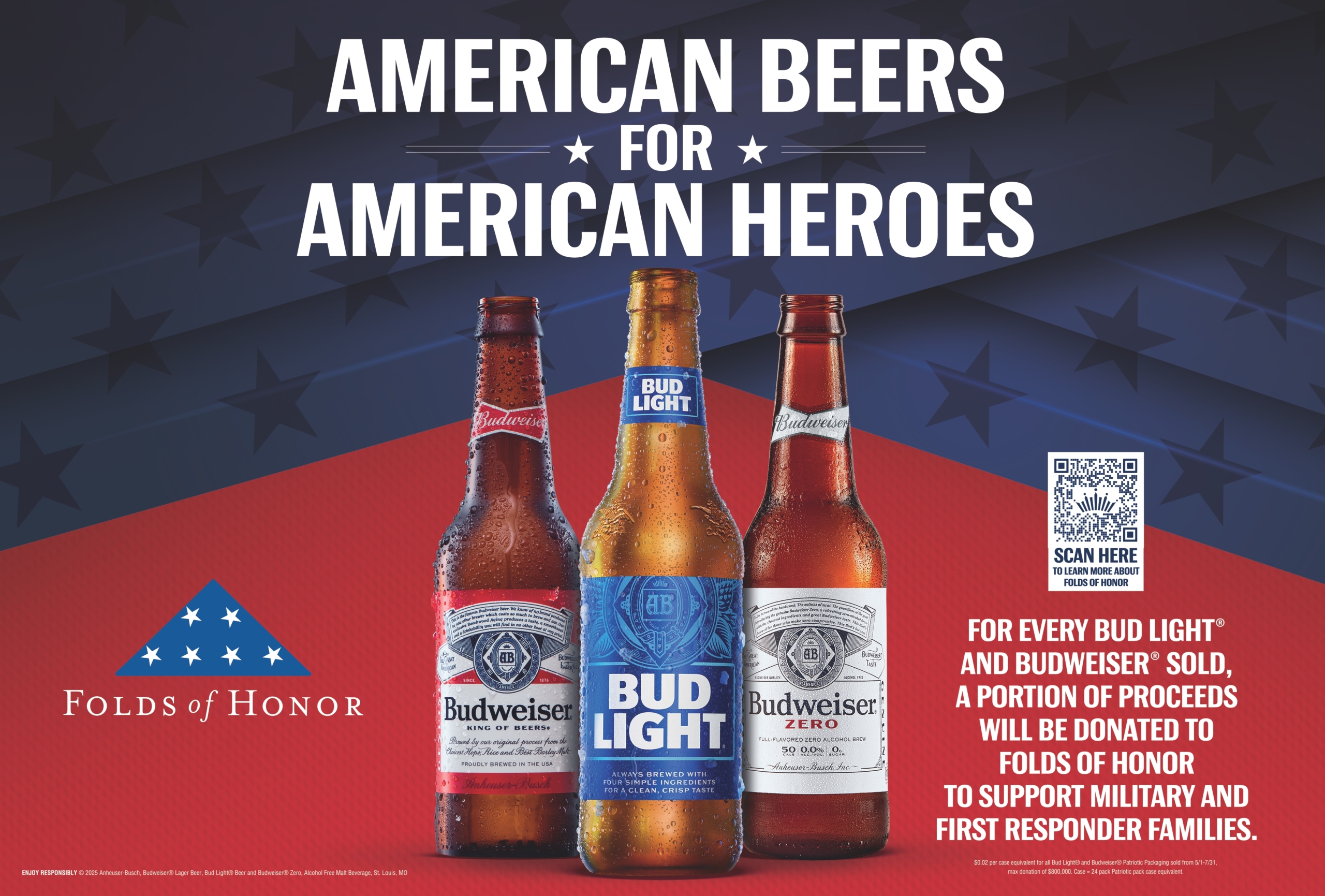 Anheuser-Busch Celebrating a 15-Year Partnership with Folds of Honor | National Distributors